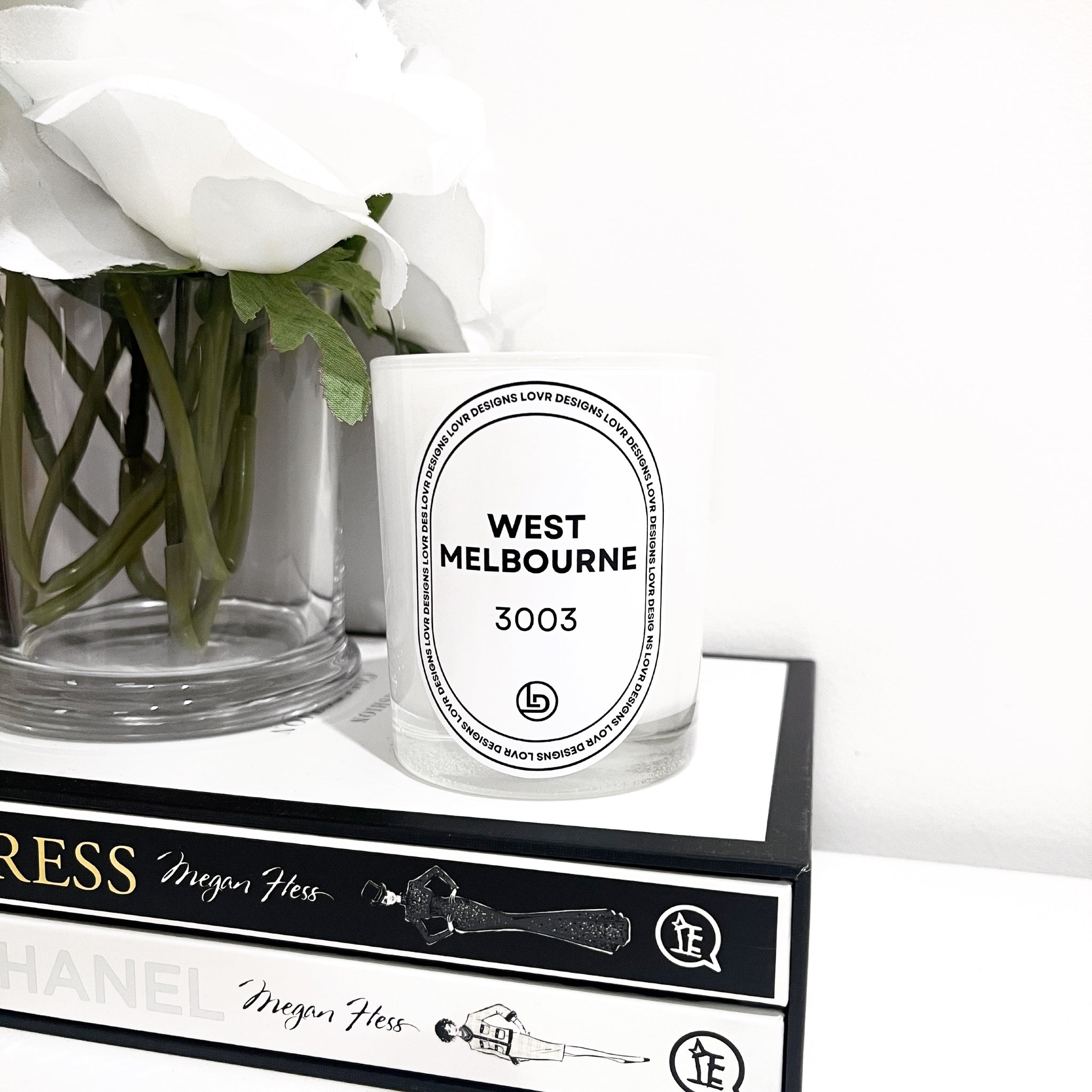 Personalised Postcode Location Gift Soy Candle by Lovr Designs
